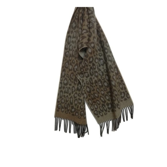 Unbranded | Accessories | Leopard Print Acrylic Winter Neck Scarf ...